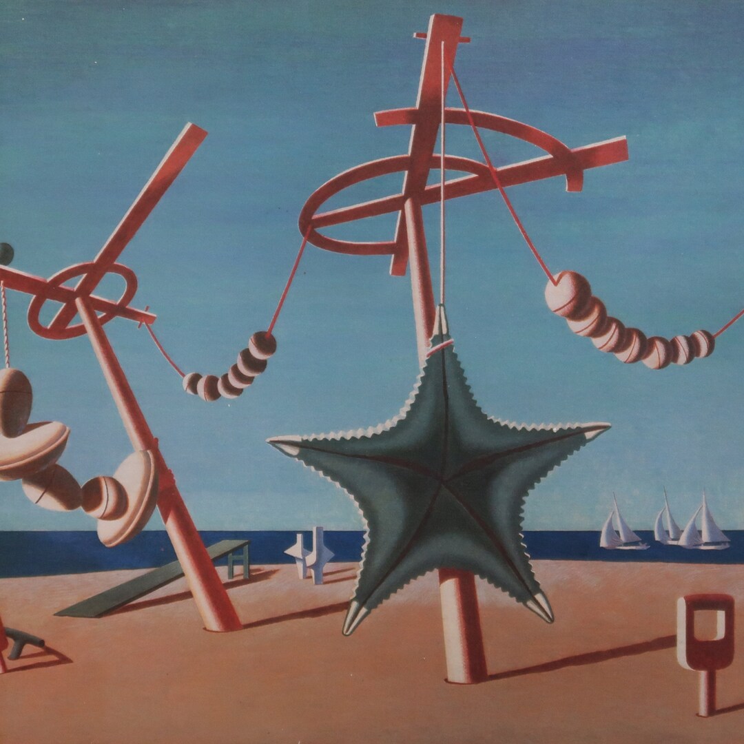 Edward Wadsworth Vintage Print 1994 the Beached Margin 1937 Home Decor ...