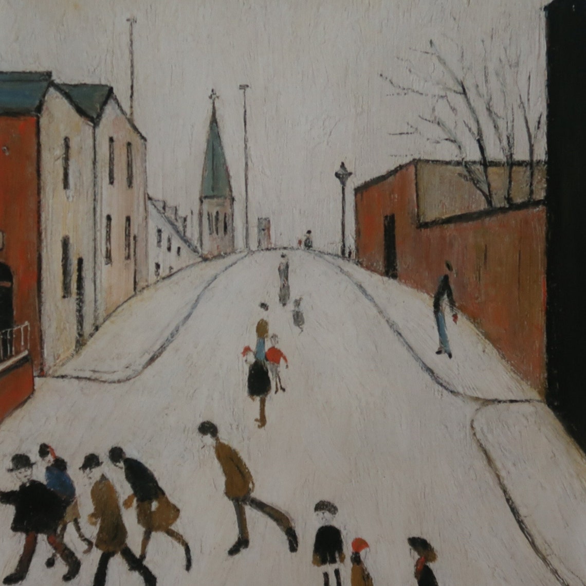L.S. Lowry Vintage Print 2000 | "church Street, Clitheroe" (1963 ...