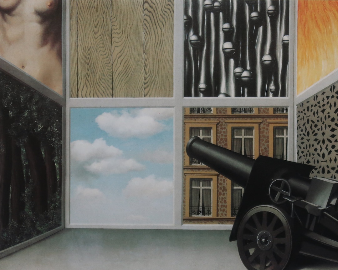 Rene Magritte Vintage Print 1991 | "on the Threshold of Liberty" (1937 ...
