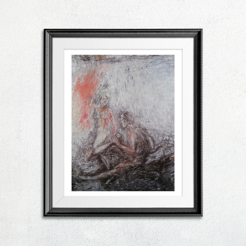 Susan Rothenberg Vintage Print 1986 red Blush 1984-5 Home Decor Wall ...