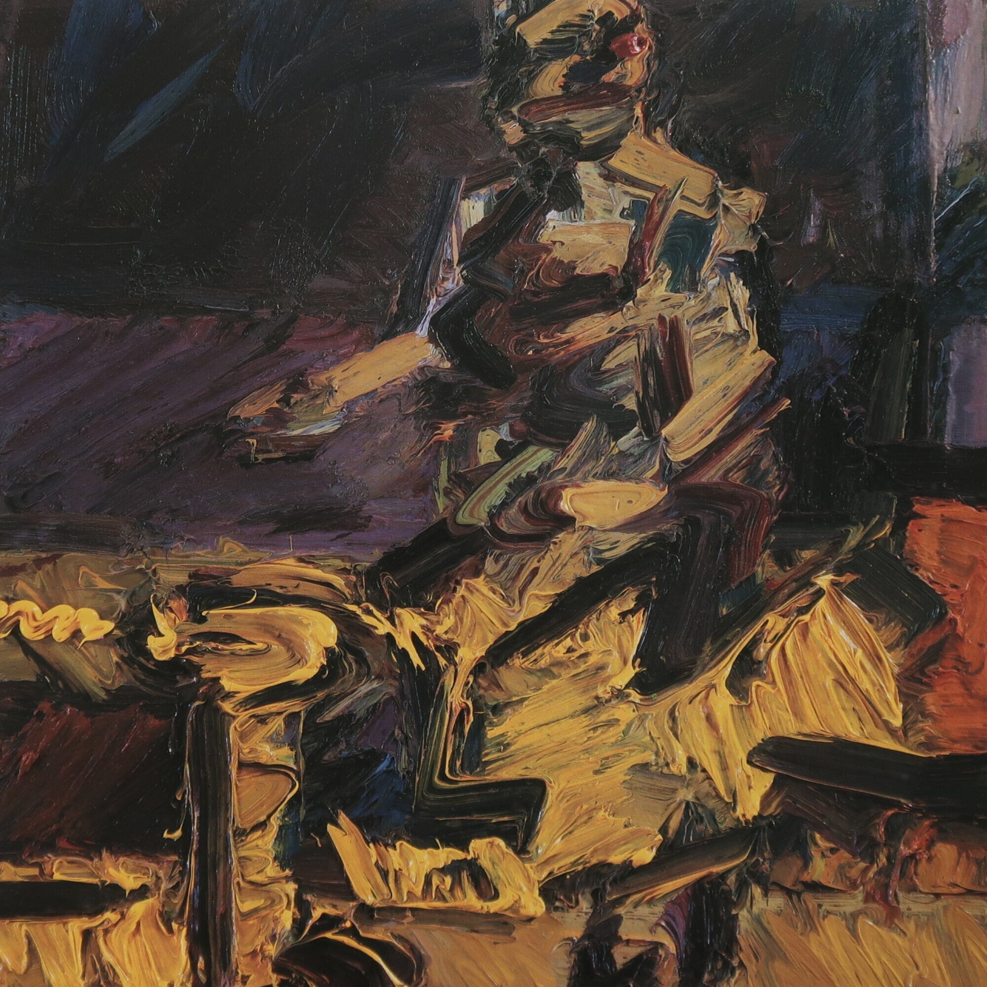 Frank Auerbach Vintage Print 1994 jym Seated in the Studio Vi 1988 Home ...