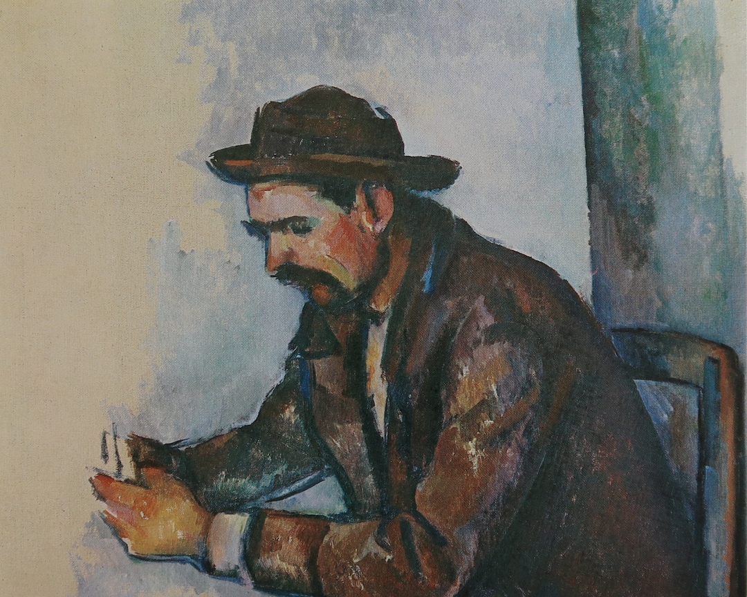 Paul Cezanne Vintage Print 1978 | "study for 'card Players' " (1890-92 ...