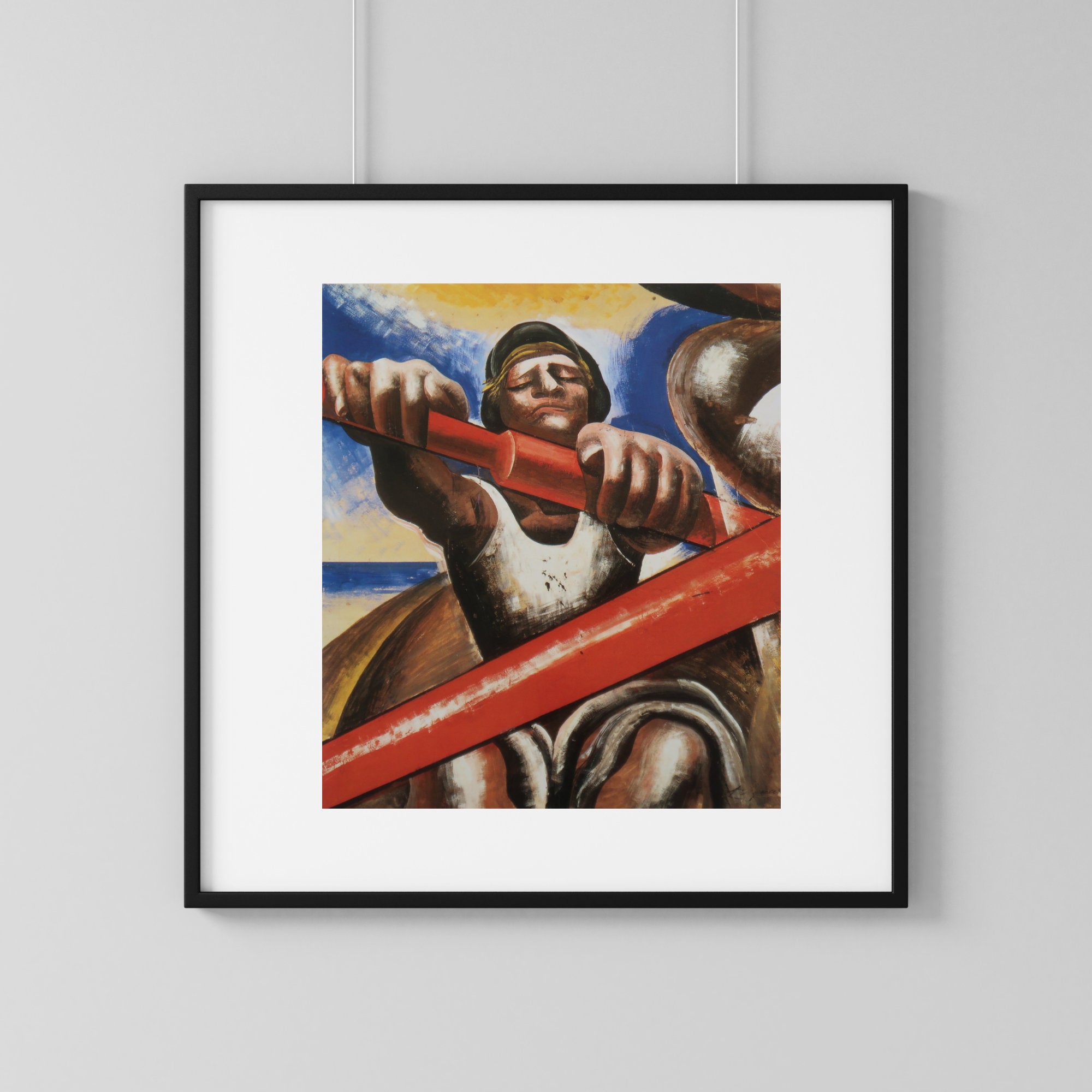 David Alfaro Siqueiros Vintage Print 2002 el Botero Home Decor Wall Art ...
