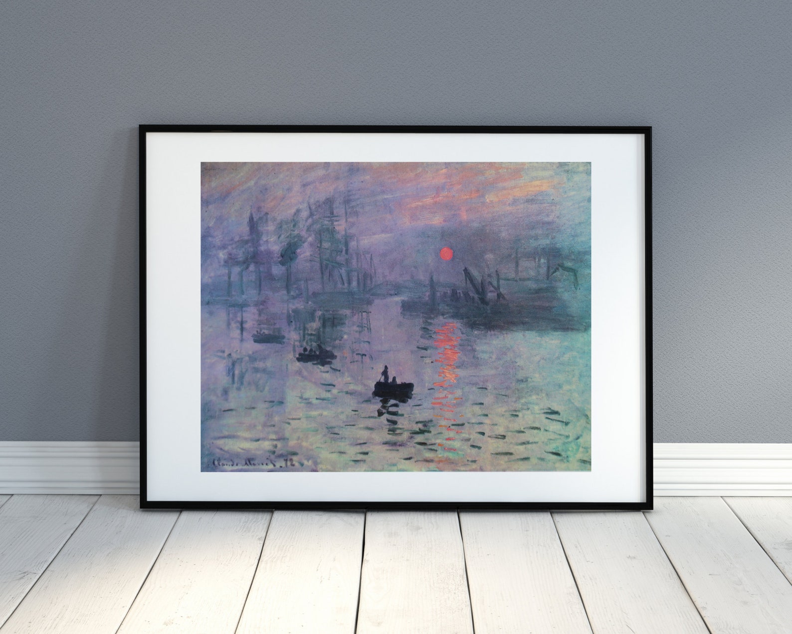 Claude Monet Vintage Print 1976 impression: - Etsy