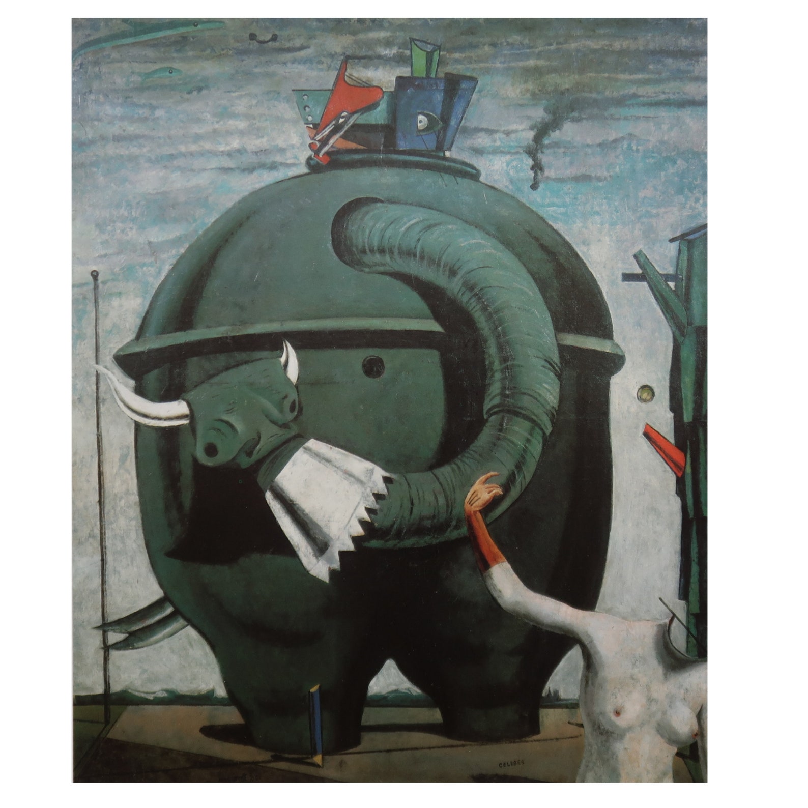 Max Ernst Vintage Print 1985 | "the Elephant Celebes" (1921) | Home ...