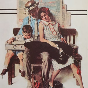 Norman Rockwell Vintage Print 1976 | "home From Vacation" (1930) | Home ...
