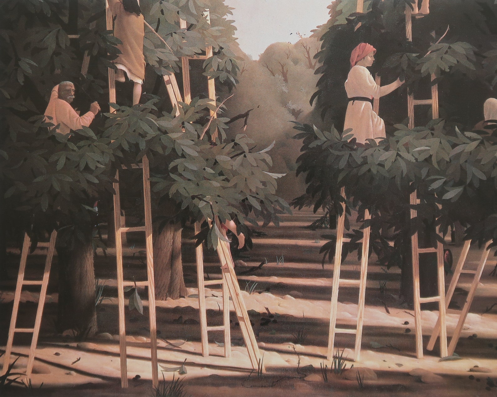 Pyke Koch Vintage Print 1989 the Harvest 1953 Home Decor Wall Art Art ...