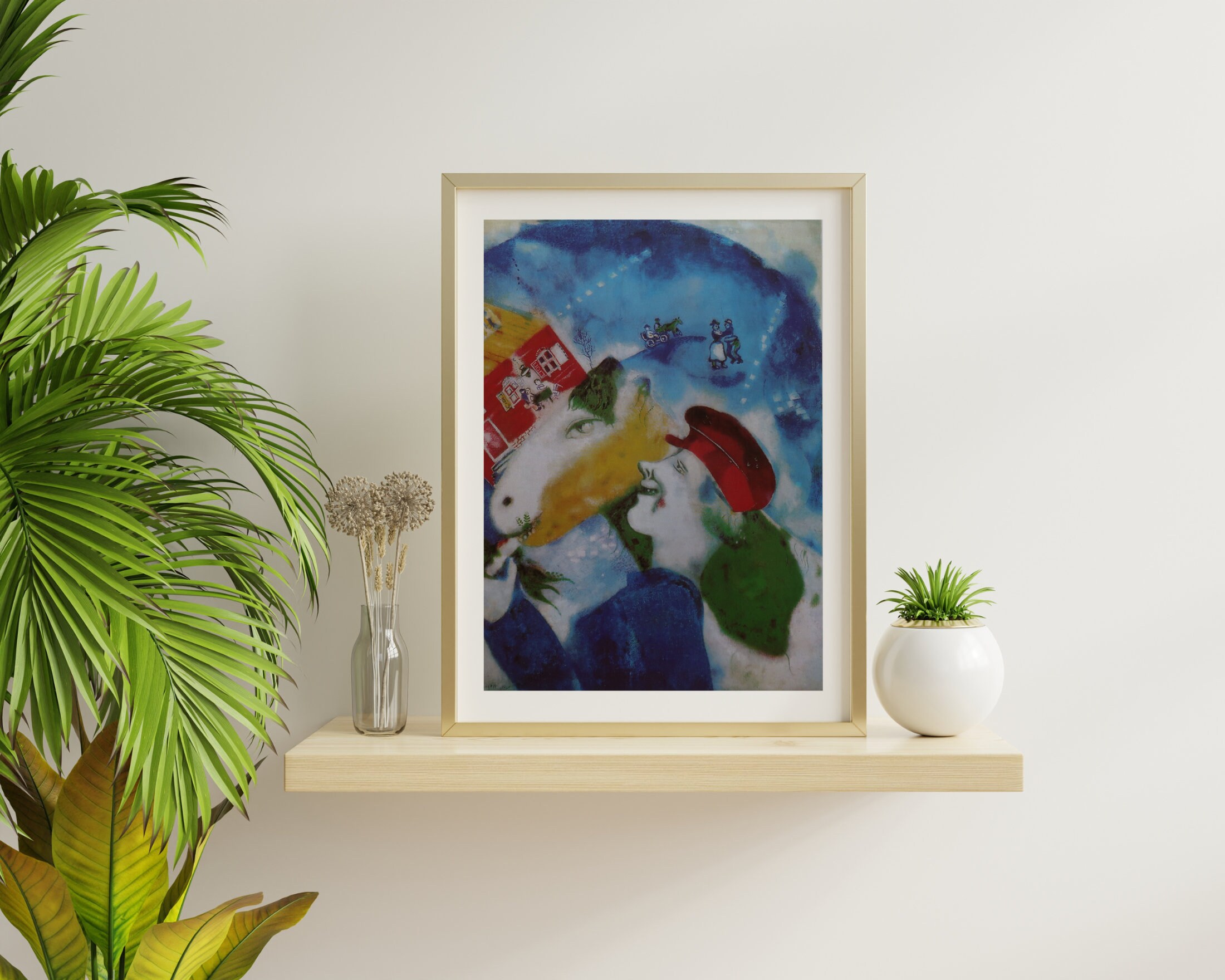 Marc Chagall Vintage Print 1998 | "peasant Life" (1925) | Art Print ...