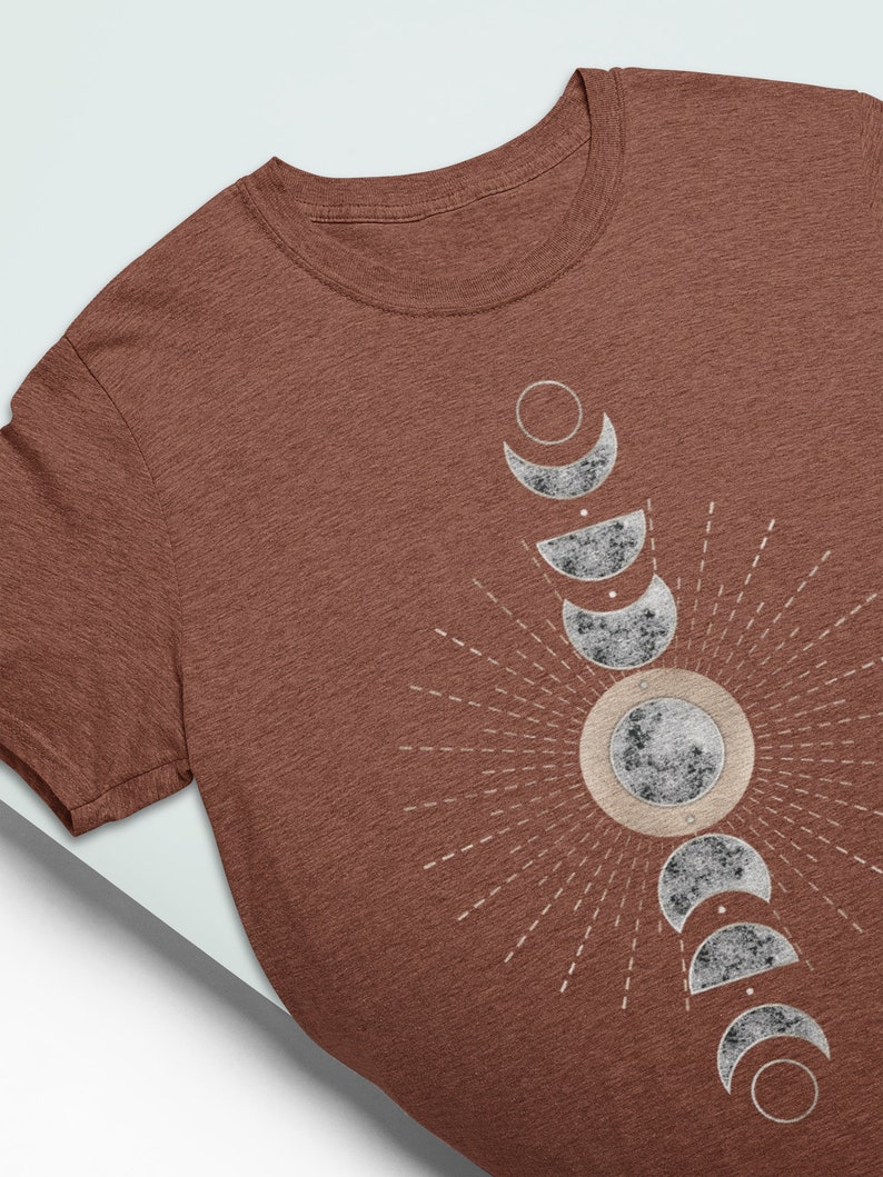 Moon Phase T-shirt Lunar Tshirt Astronomy Gifts Graphic - Etsy