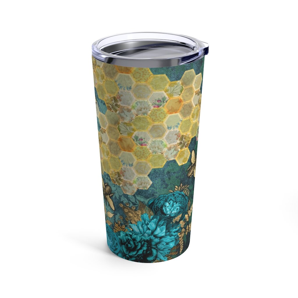 Bee Tumbler 20oz Stainless Steel Tumbler Bee Gift Honey | Etsy