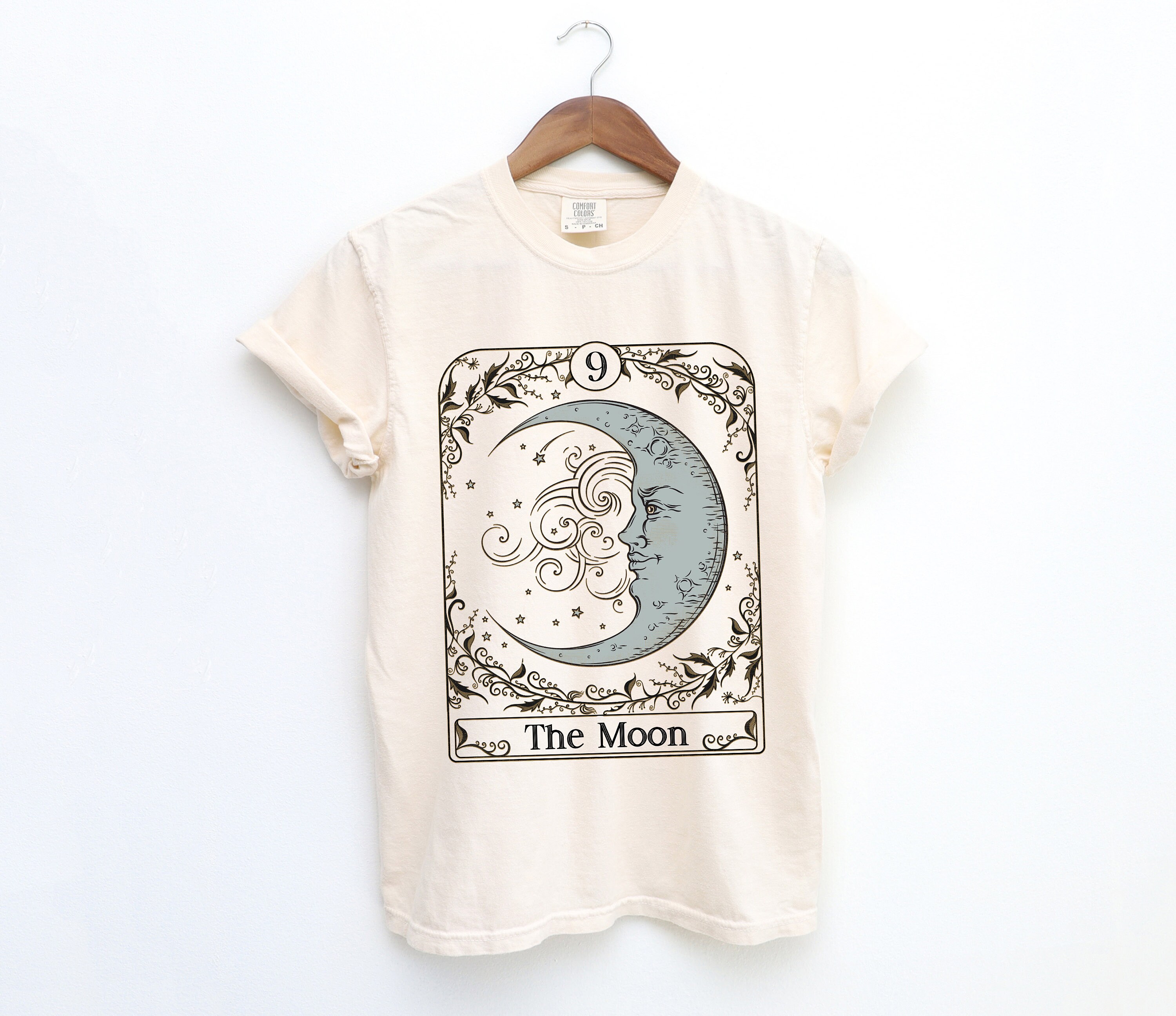 The Moon Custom Tarot Card Tshirt Vintage Aesthetic Comfort - Etsy