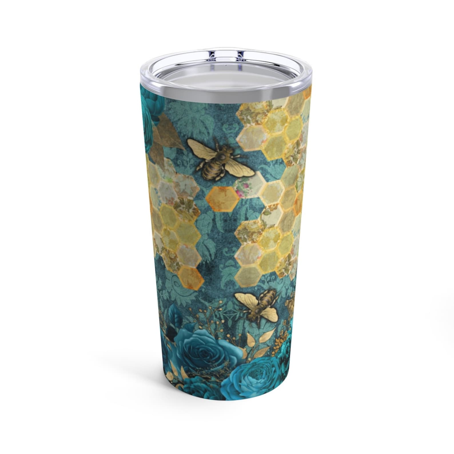 Bee Tumbler 20oz Stainless Steel Tumbler Bee Gift Honey - Etsy