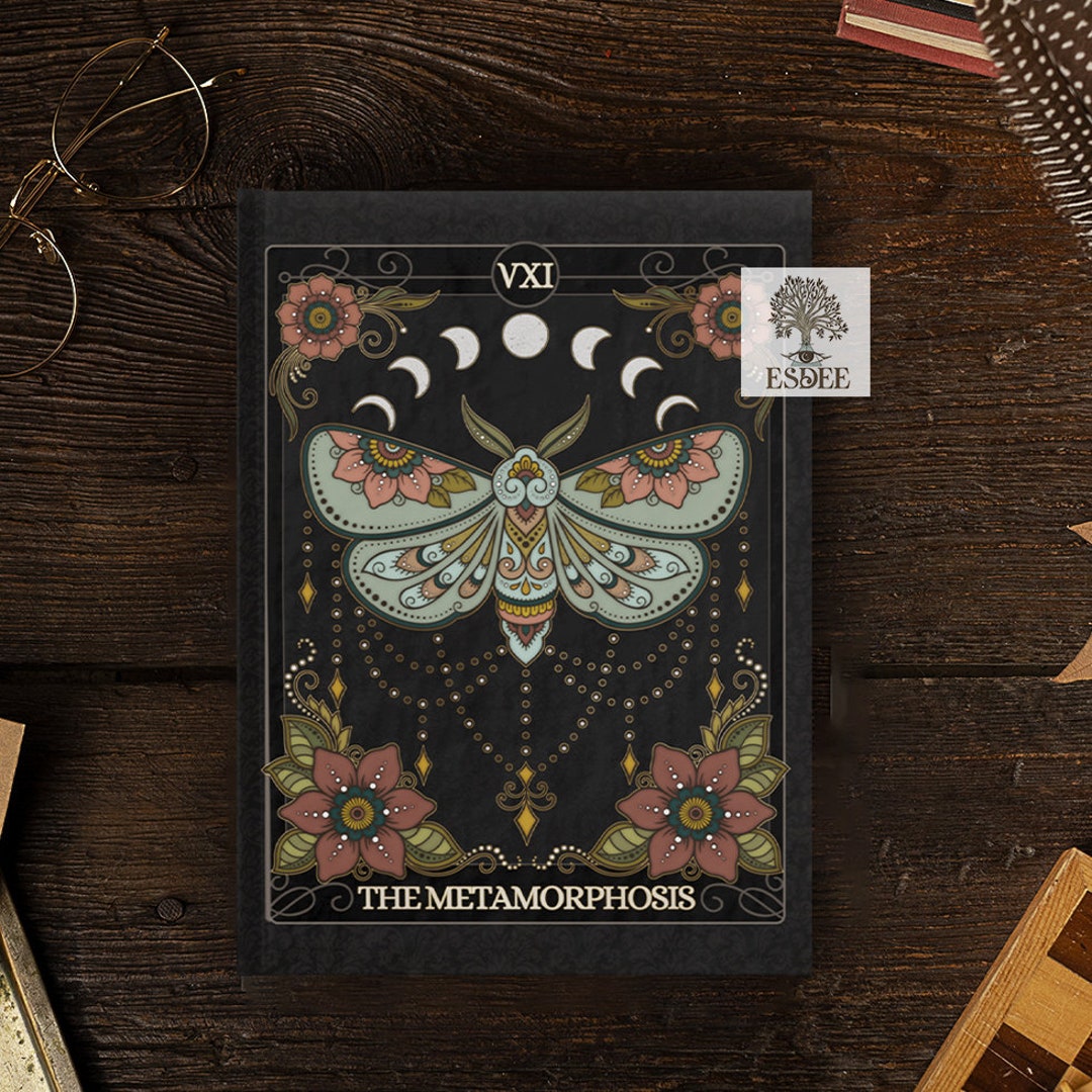 Metamorphosis Butterfly Tarot Card Custom Hardcover Notebook ...