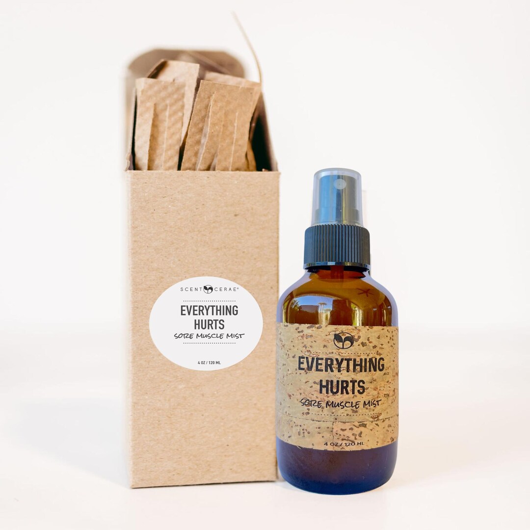 Everything Hurts Natural Sore Muscle Mist - Etsy