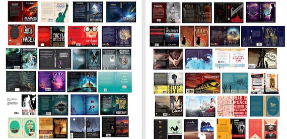 1:6 SCALE Printable Miniature Book Covers 1 56 Covers | Etsy