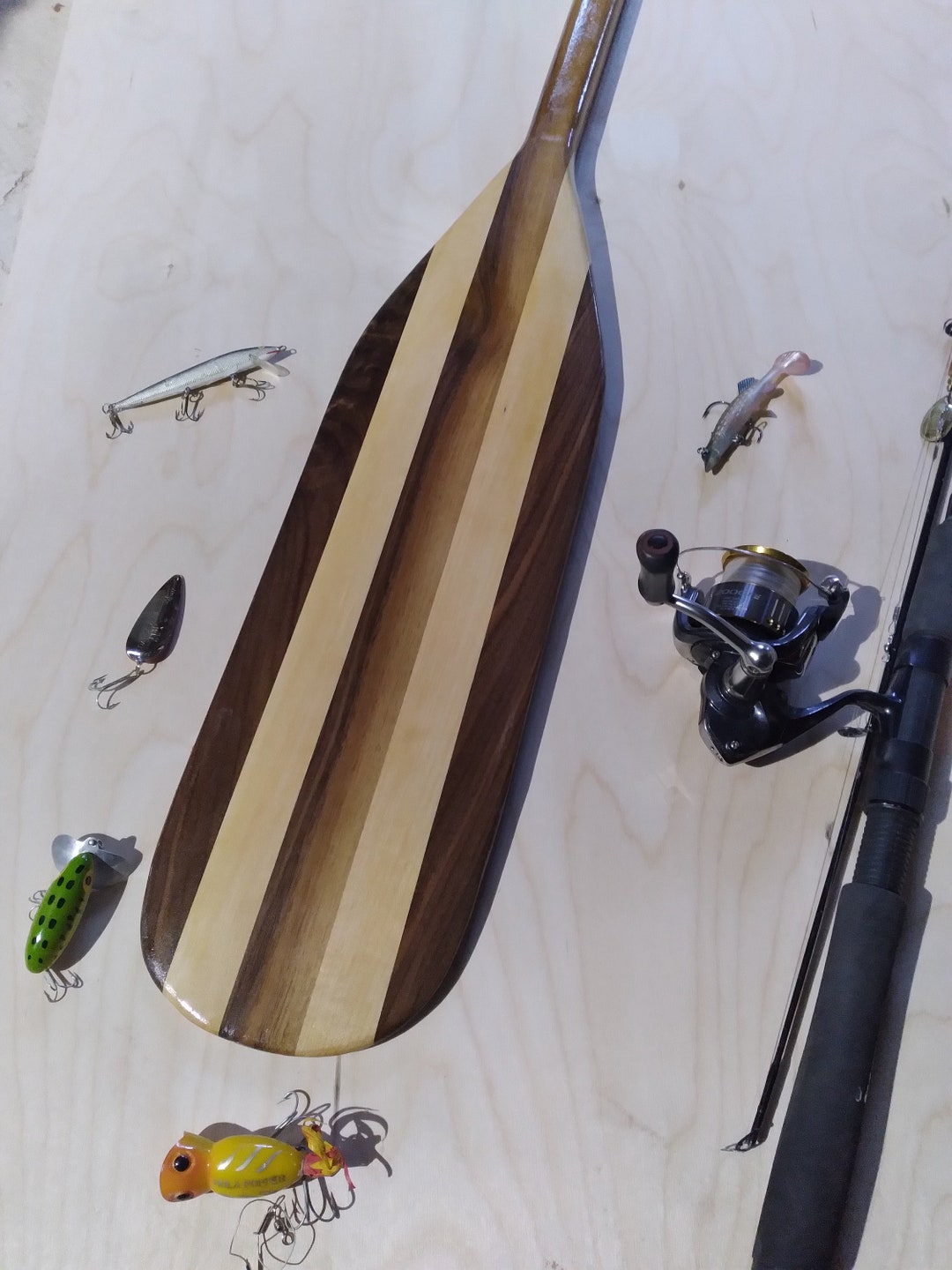 Handmade Wooden Canoe Paddle - Etsy