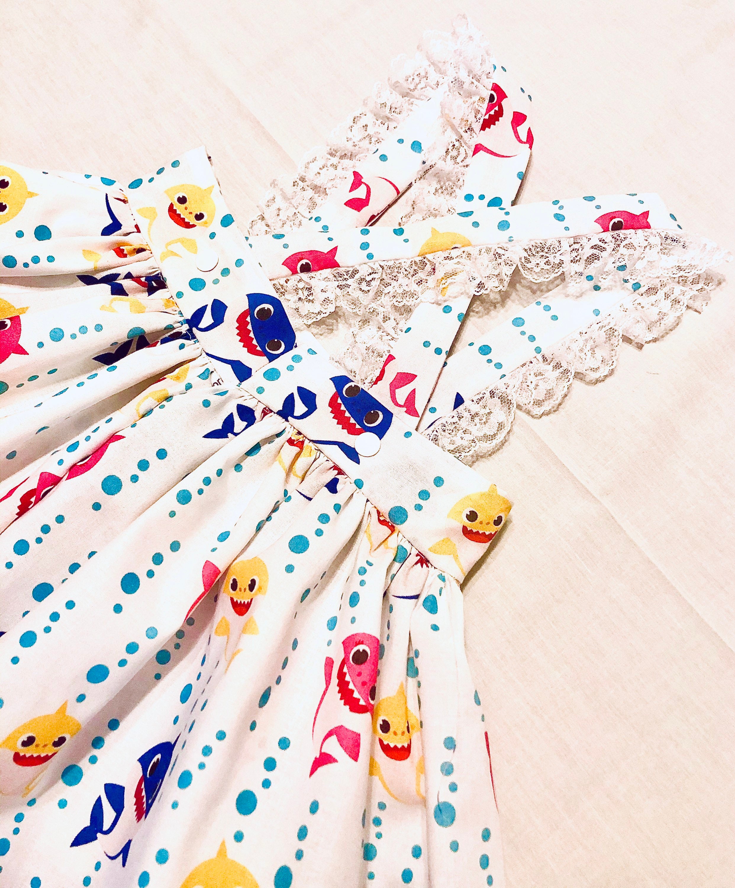 Baby Shark Dress Birthday Dress Celebration Dress Baby - Etsy