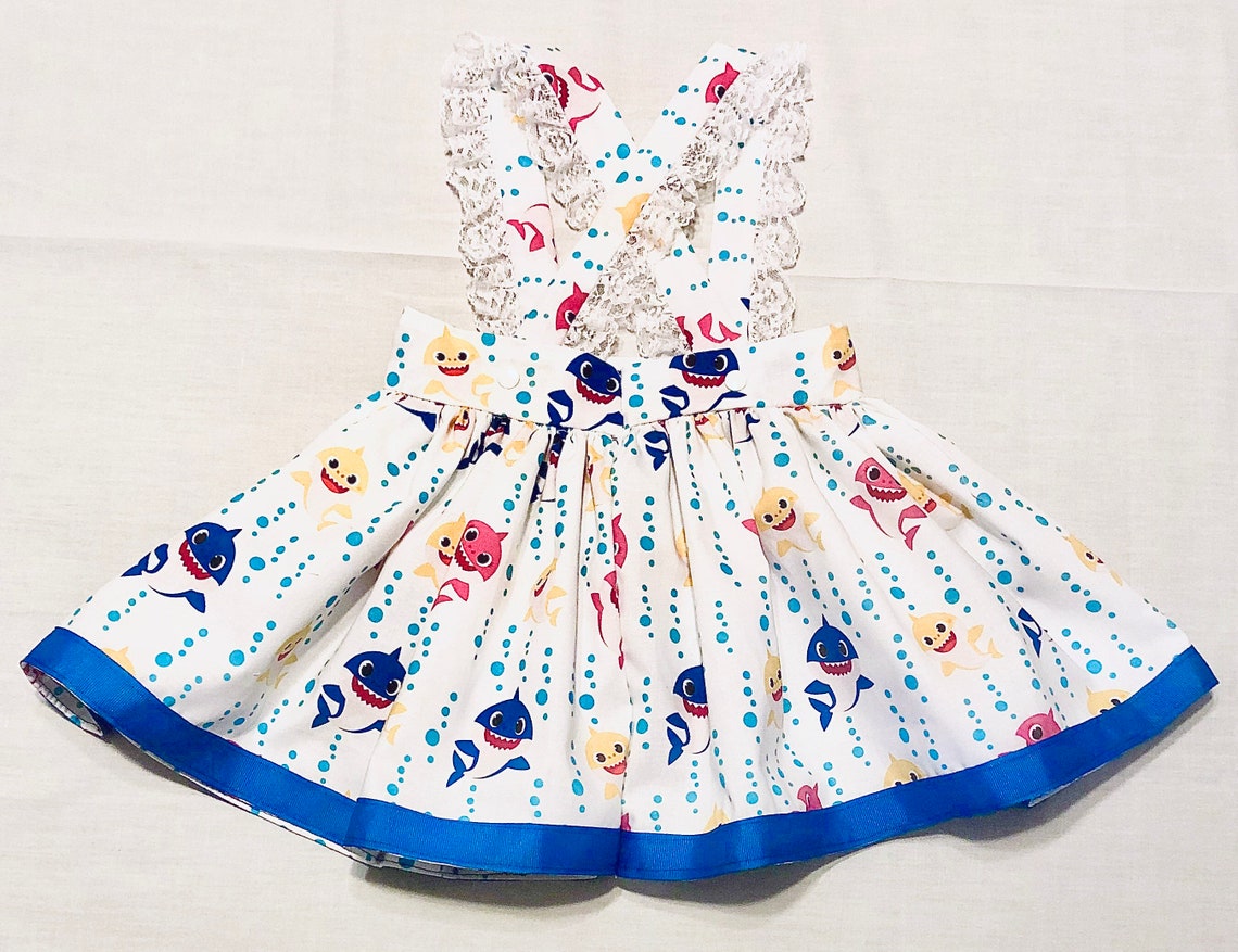 Baby Shark Dress Birthday Dress Celebration Dress Baby - Etsy