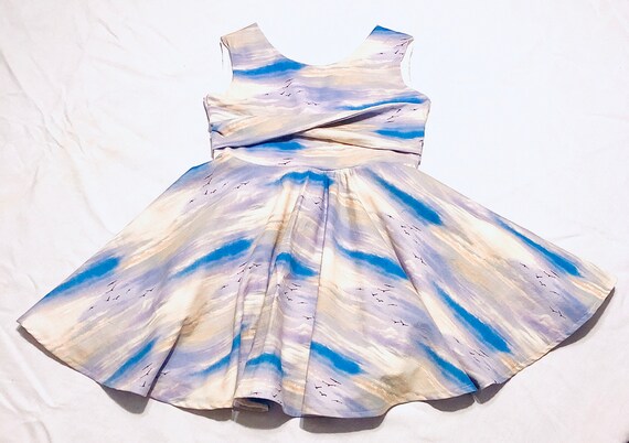 Girls summer dress ocean dress beach dress girls sundress | Etsy
