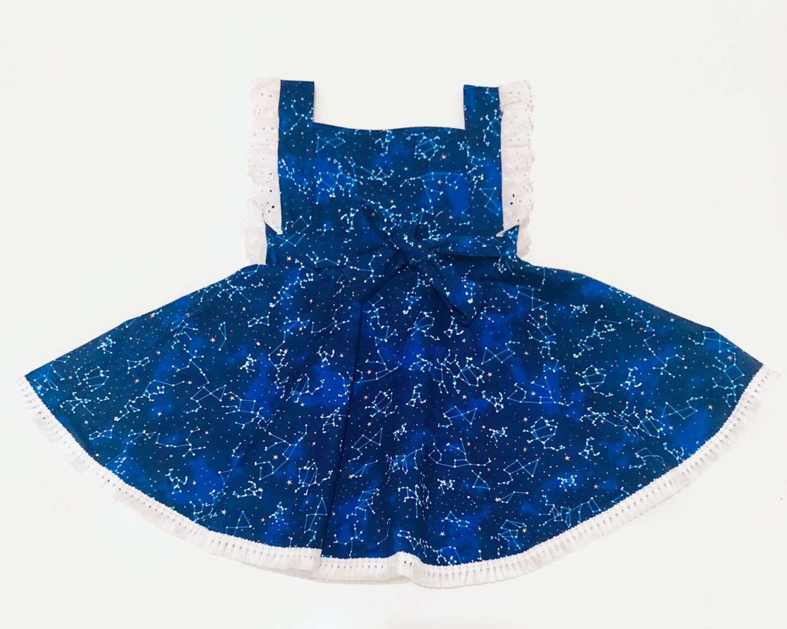 Constellation Star Cotton Dress for Girl Outer Space Dress - Etsy