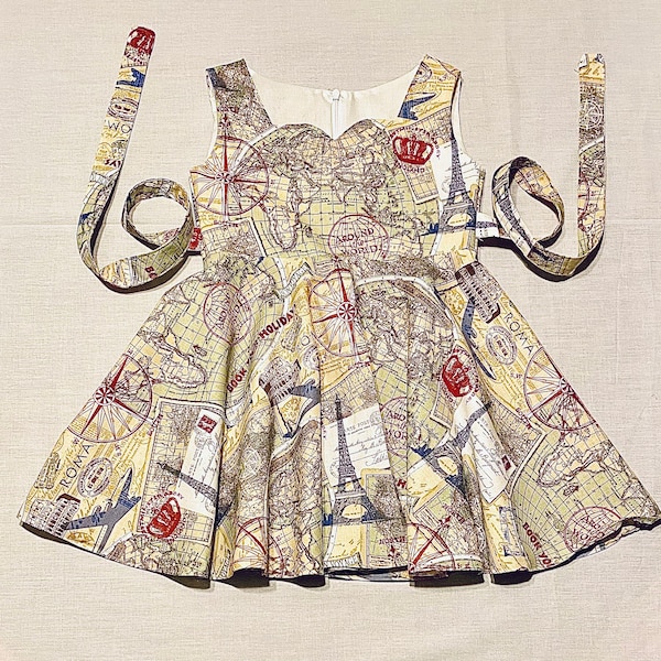 Map Dress - Etsy