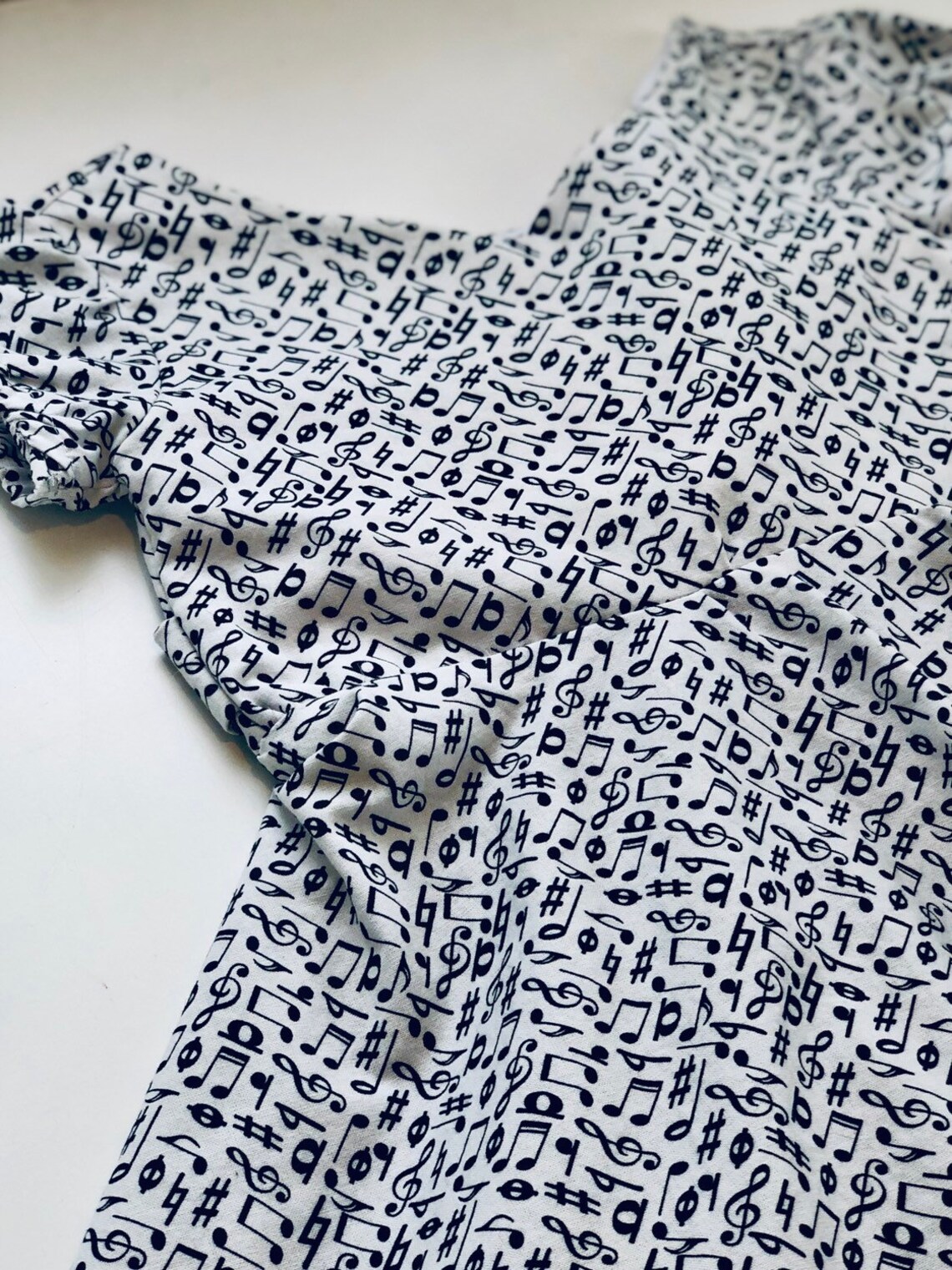 Music Note Dress Girls Music Dress Toddler Music Note Dress | Etsy