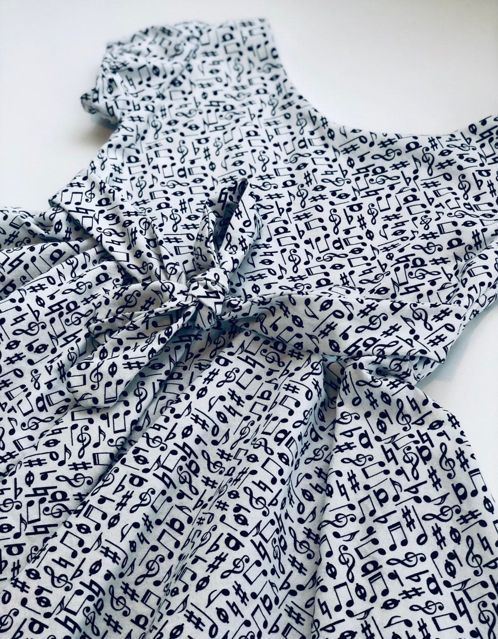 Music Note Dress Girls Music Dress Toddler Music Note Dress | Etsy