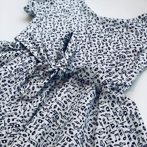 Music Note Dress, Girls Music Dress, Toddler Music Note Dress, Music ...