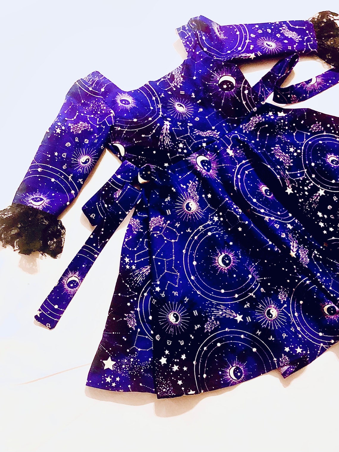 Girls Halloween Dress Constellation Dress Galaxy Dress - Etsy