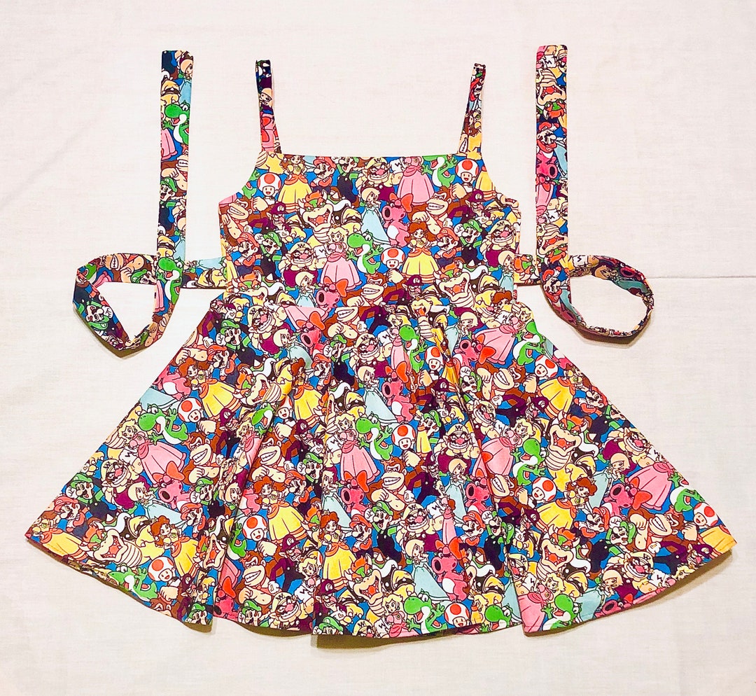 Mario Dress, Super Mario Bro’s, Princess Peach Dress, Yoshi Dress ...