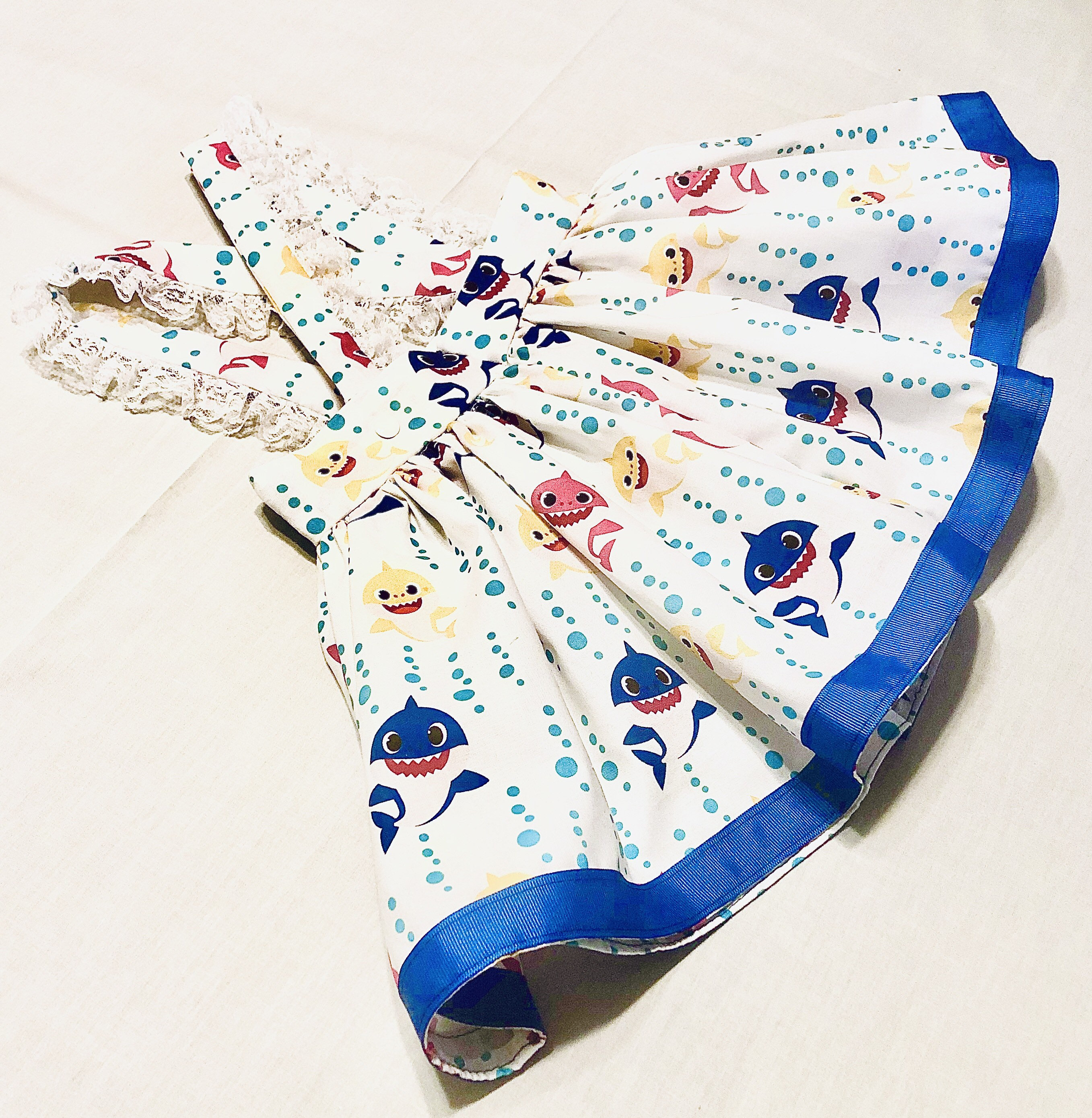 Baby Shark Dress Birthday Dress Celebration Dress Baby - Etsy