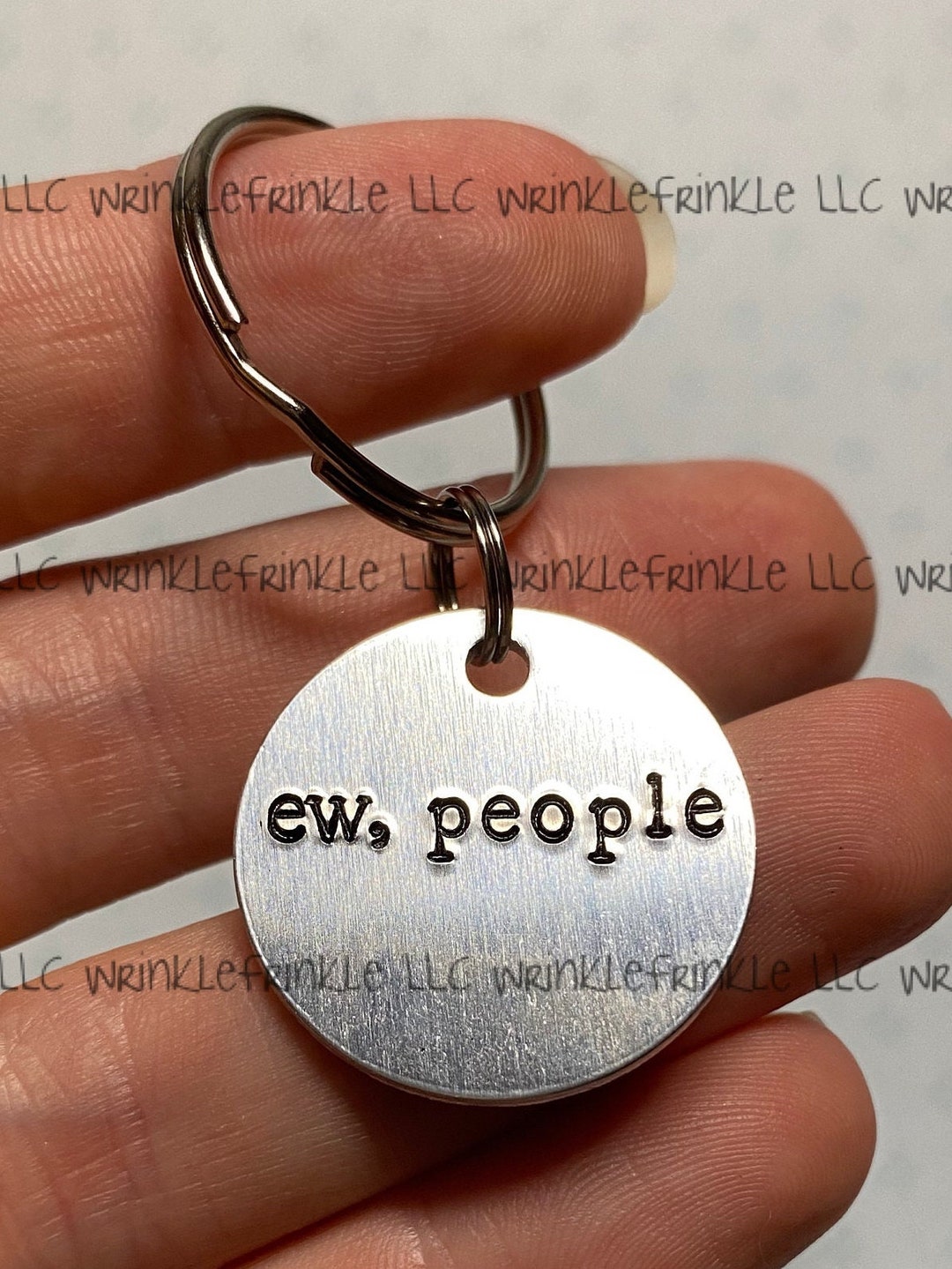 Ew, People Funny Keychain for Introverts Cute Couples Gift Funny Gift ...