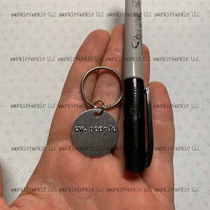 Ew, People Funny Keychain for Introverts - Cute Couples Gift - Funny ...