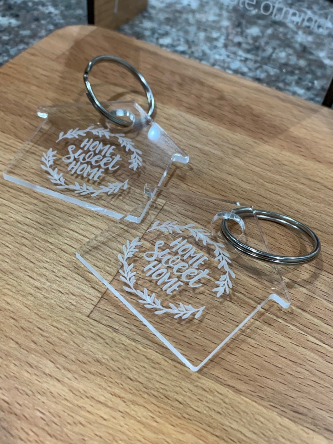 Home Sweet Home Keychain - Etsy