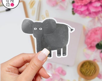 Elephant sticker | Etsy