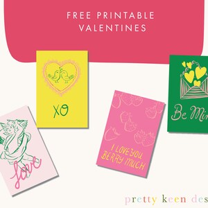 Valentine's Day Hand-drawn Clip Art Set | Original Vintage-inspired ...