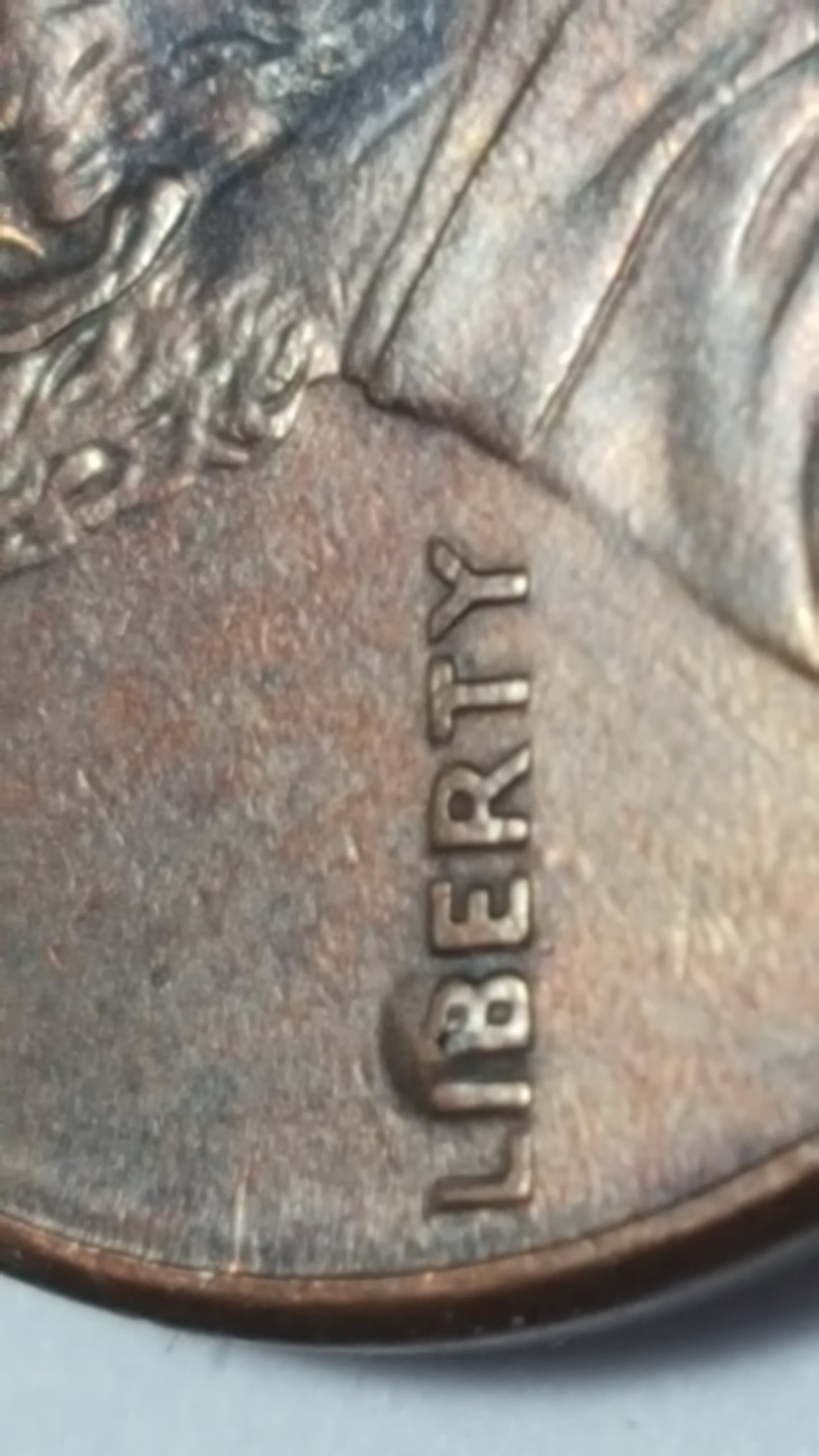 Rare 2000 D Lincoln Cent Penny Obverse Large Gas Bubble on Liberty ...