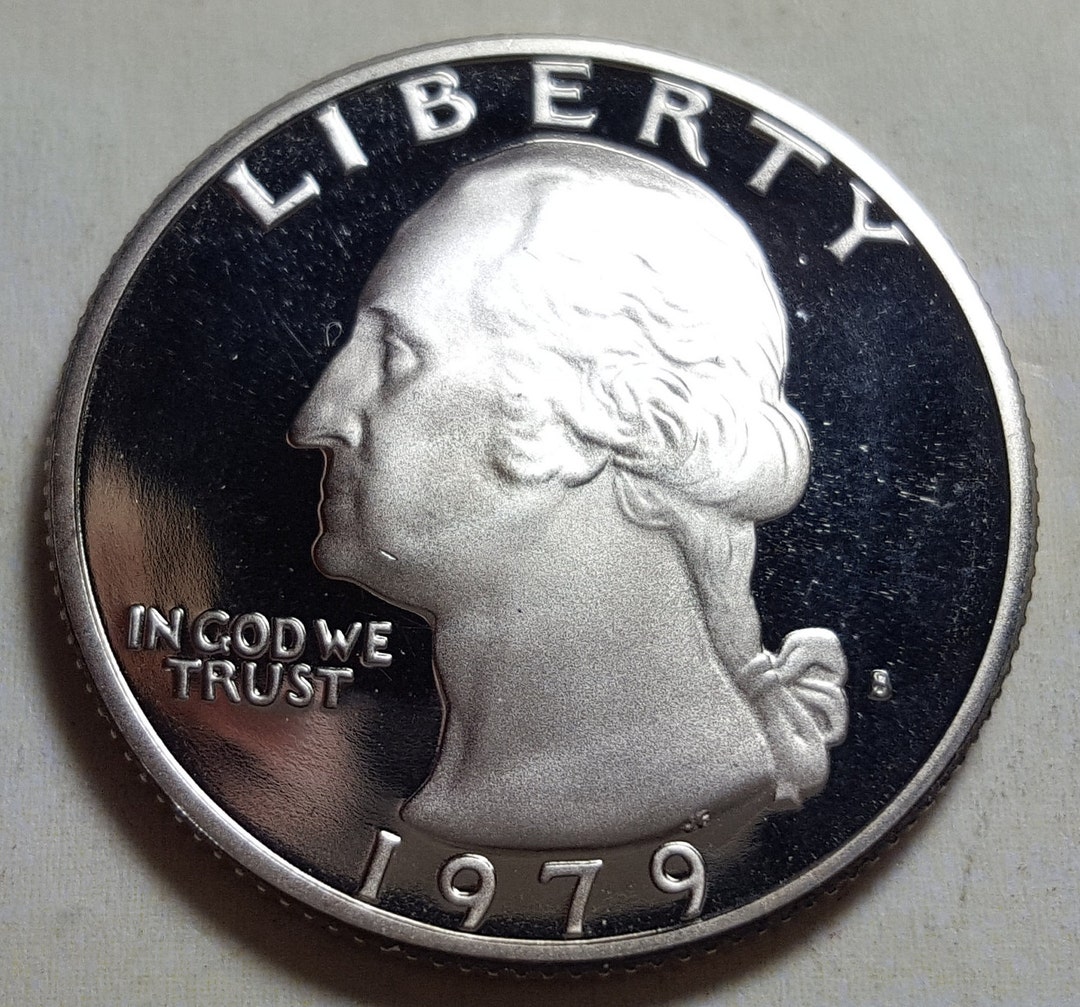 1979-S Proof Washington Quarters Type 1 Filled s Deep Cameo Brilliant ...