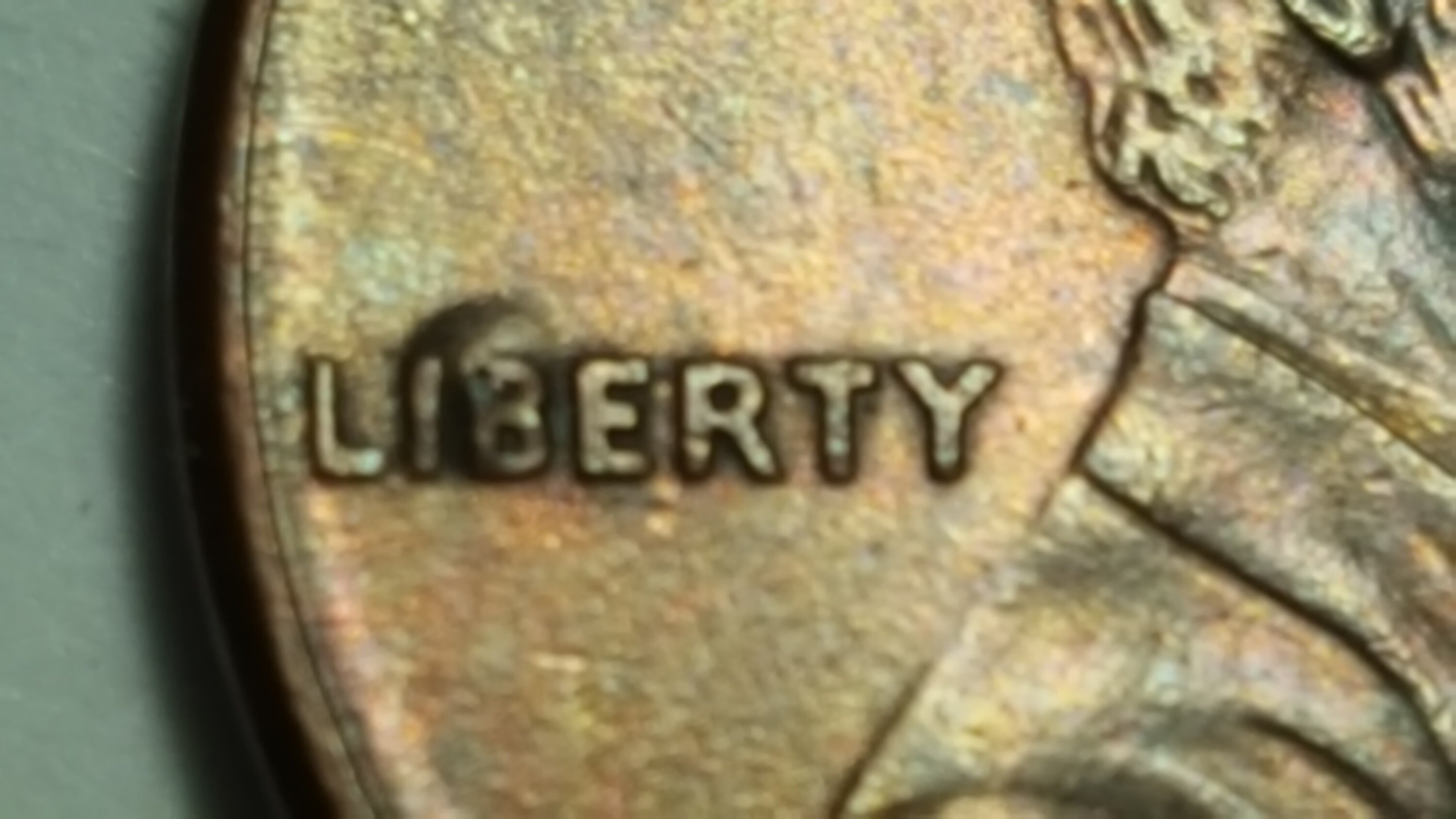 Rare 2000 D Lincoln Cent Penny Obverse Large Gas Bubble on Liberty ...