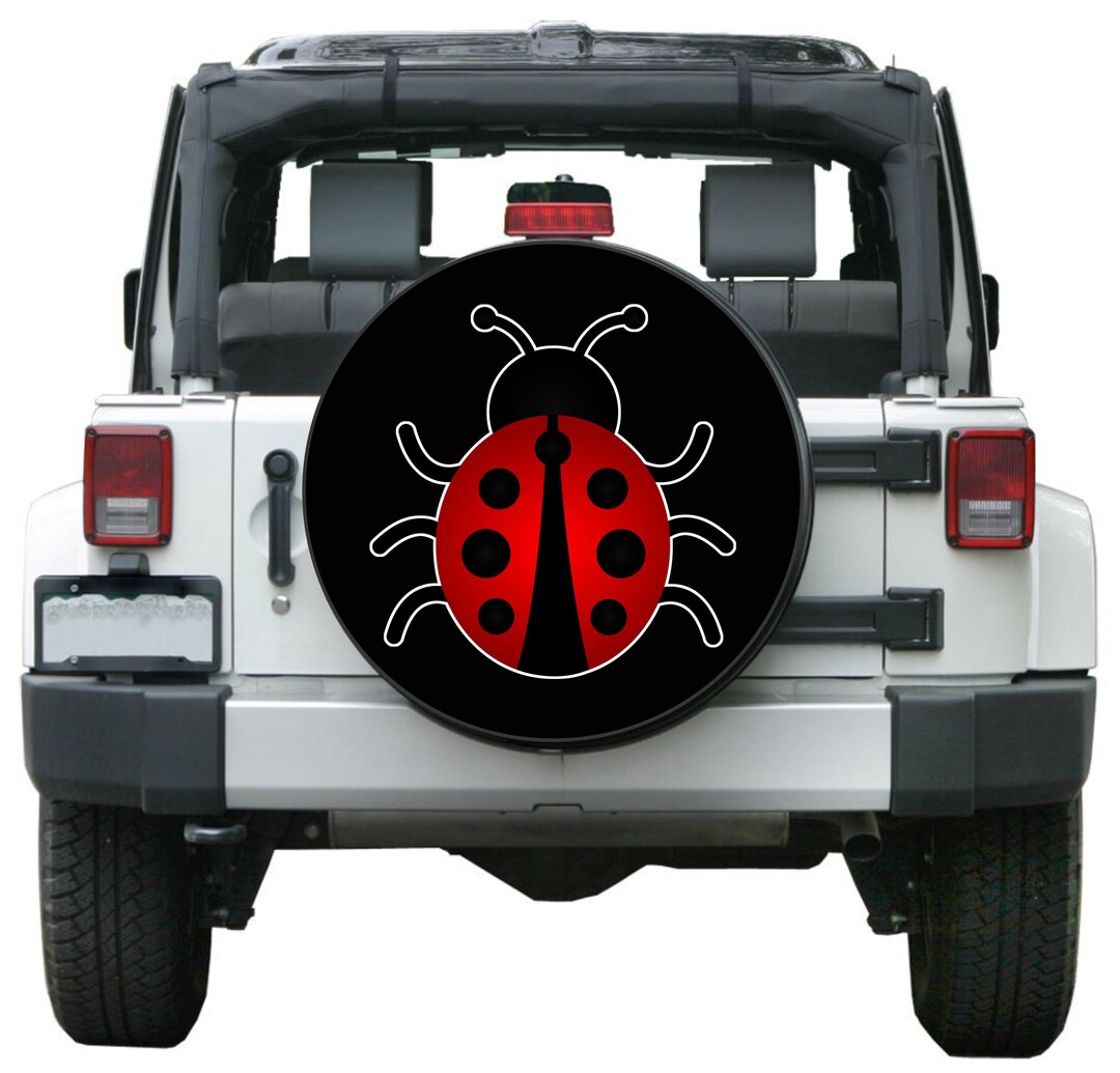 Lady Bug Red Spare Tire Cover ~ ALL Sizes Available in Menu~ Camera ...