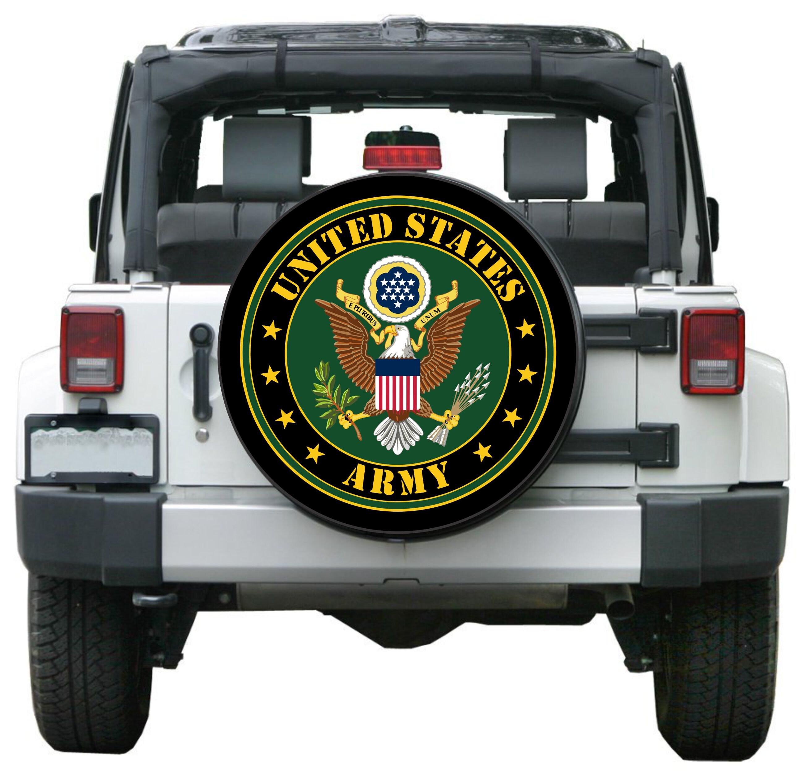 US Army Spare Tire Cover: Eagle Crest, Veteran, & Logo Options - Etsy