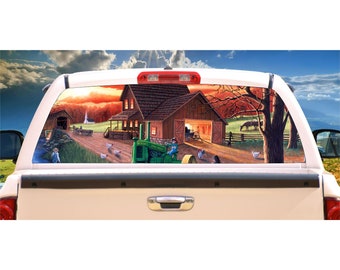 Horse Painted Journey Rear Window Mural, Decal, or Tint for Rear Window ...