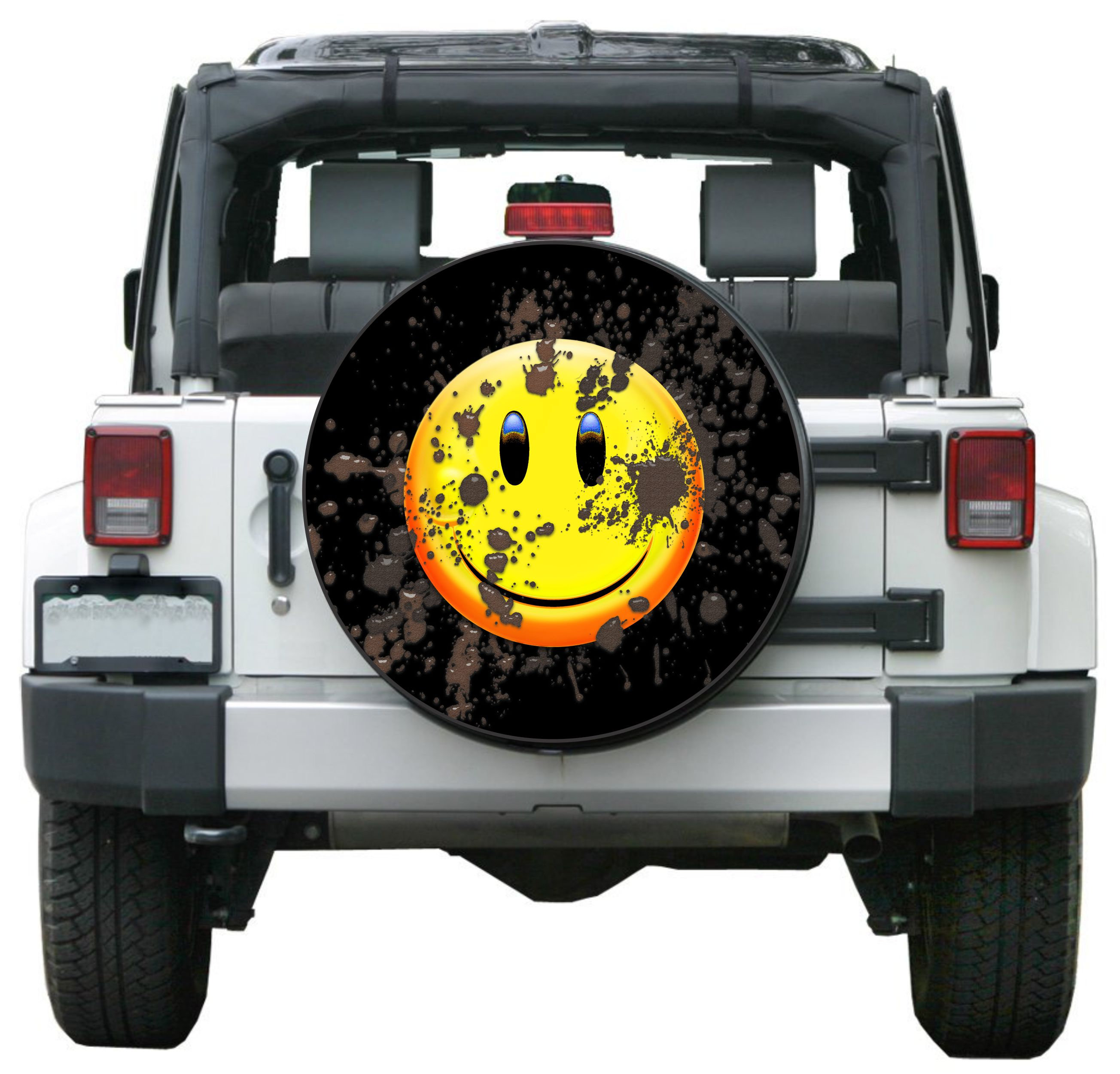 Smiley Face Mud Spare Tire Cover Custom Made For Your Exact Etsy