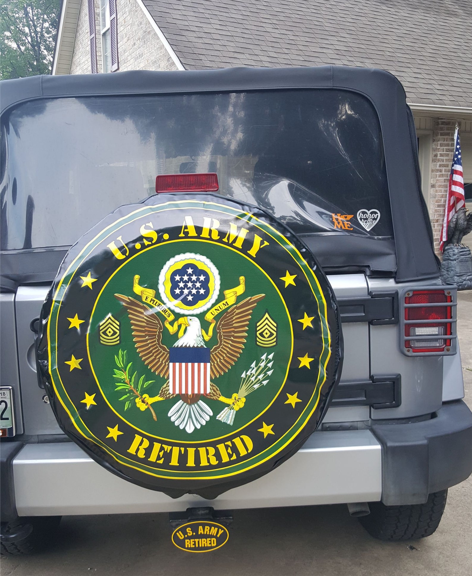 United States Army Retired Spare Tire Cover ALL Sizes - Etsy