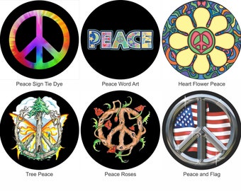 Peace Sign Tire Cover - Etsy