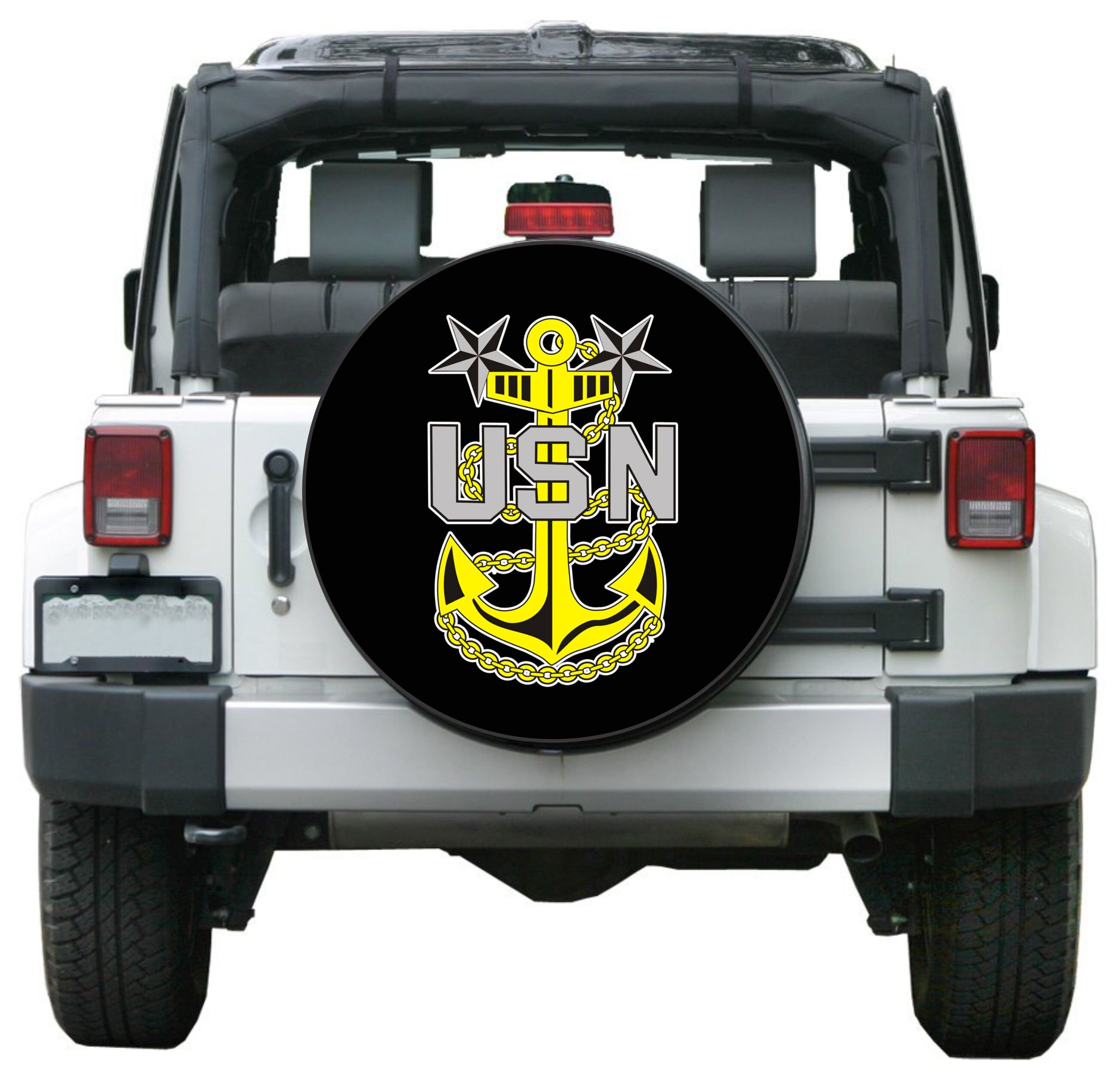 USN U.S. Navy Military Logo Spare Tire Cover fit to exact tire | Etsy