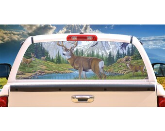 Deer Rear Window Decal - Etsy