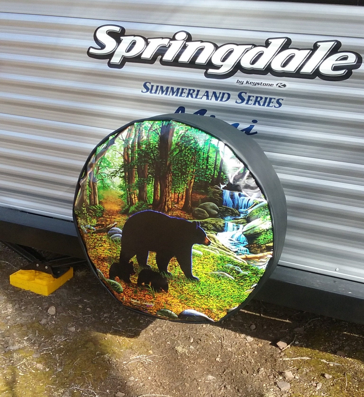 Bear Spare Tire Cover – Custom Fit, UV Resistant, Backup Camera Option ...