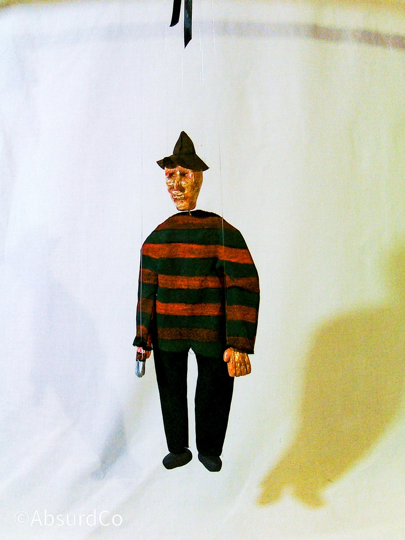 Freddy Krueger Nightmare on Elm Street Marionette Horror Puppet - Etsy