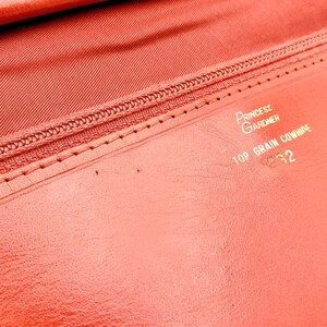 Vintage 60's-70's Princess Gardner Red Genuine Leather Wallet With Coin ...
